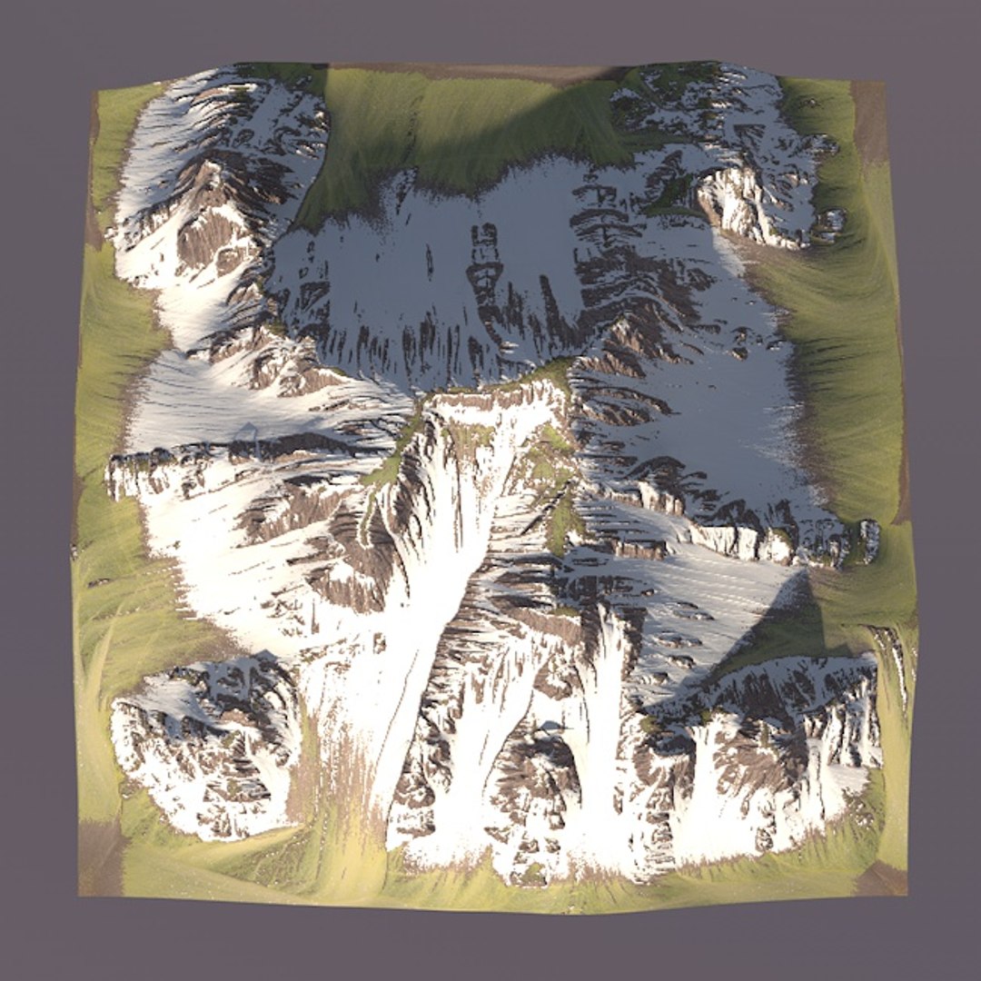 Mountain Games Maps 3d Model