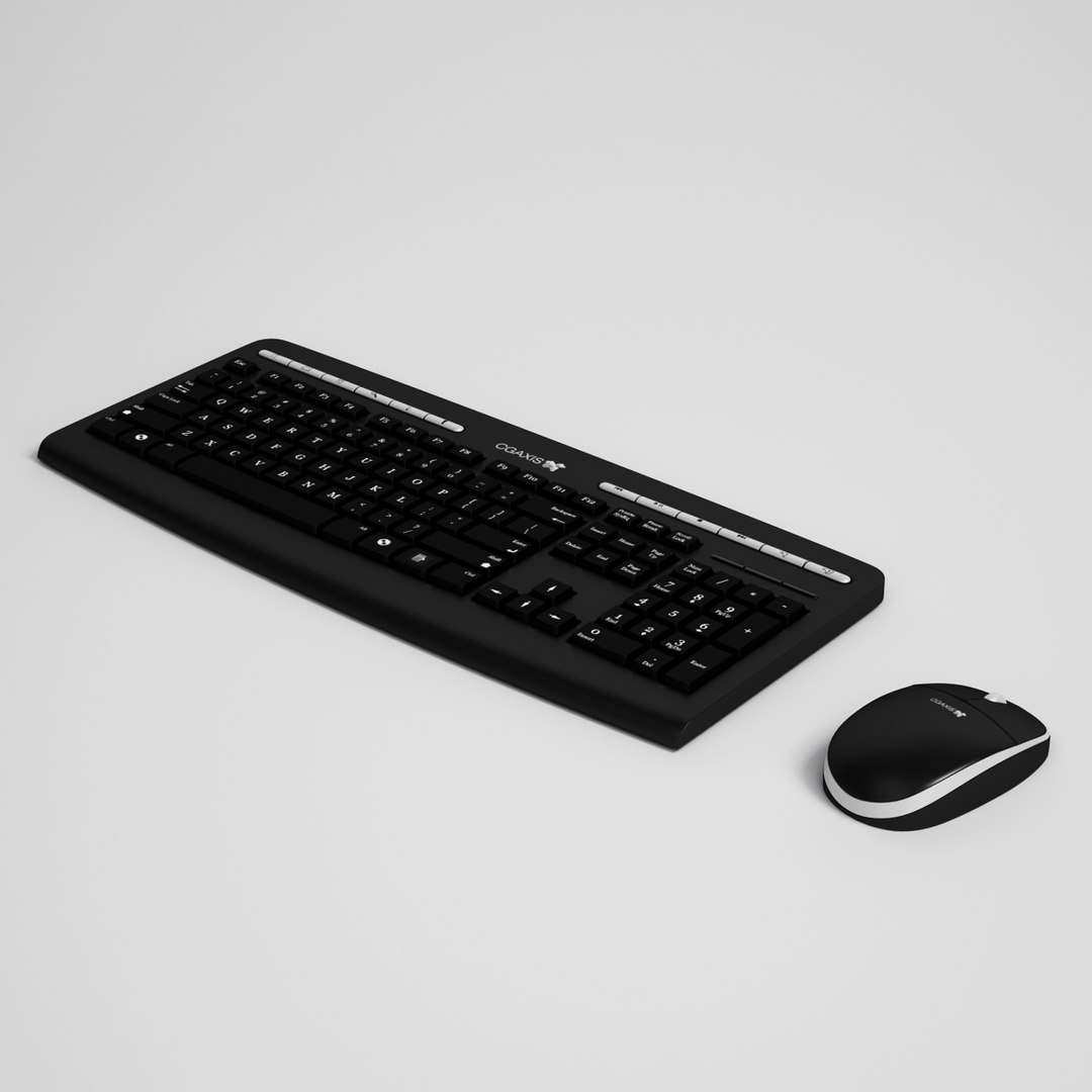keyboard keypad 3d obj