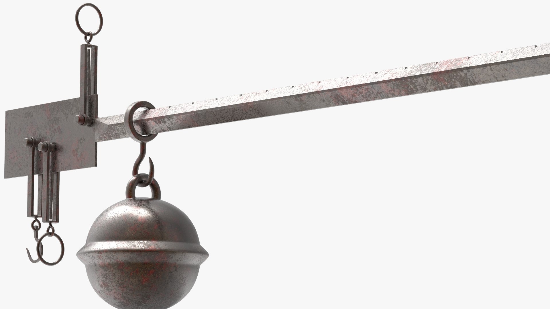 3D Steelyard Balance - TurboSquid 1626336