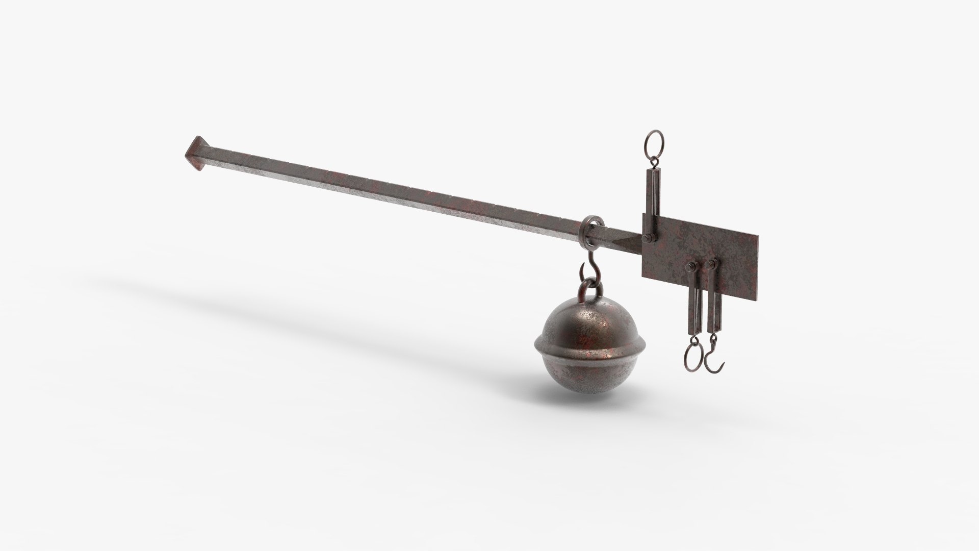 3D Steelyard Balance - TurboSquid 1626336