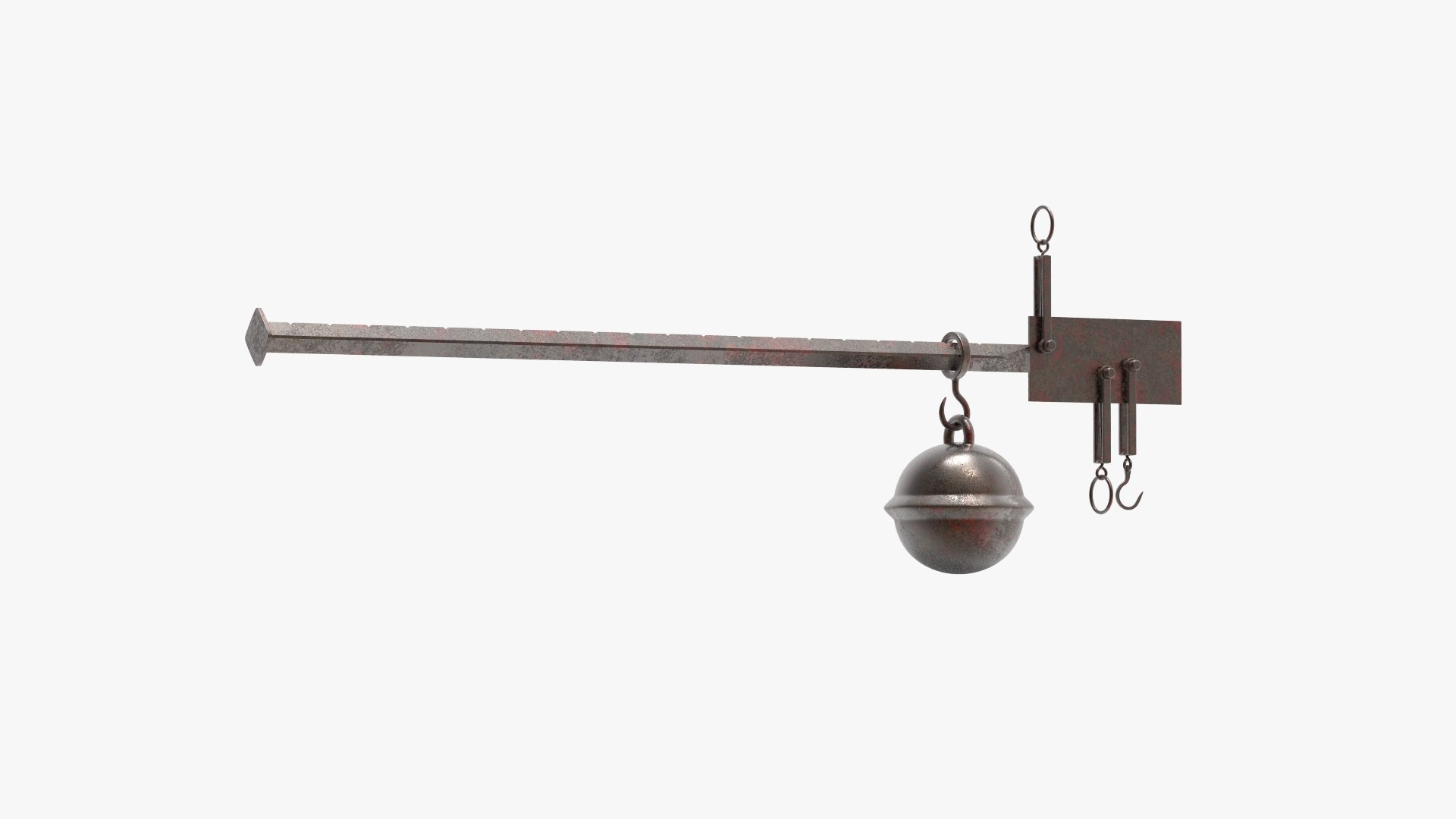 3D Steelyard Balance - TurboSquid 1626336