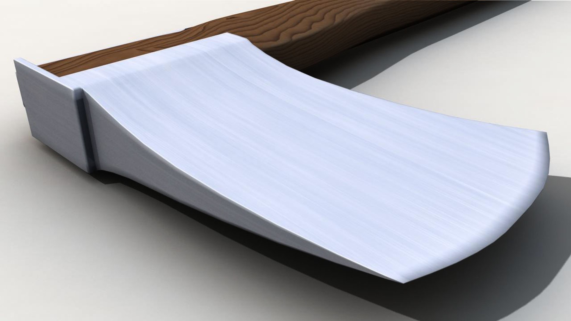 3d Model Of Axe Wood