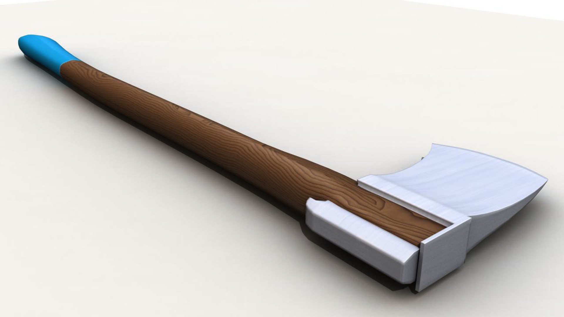 3d Model Of Axe Wood