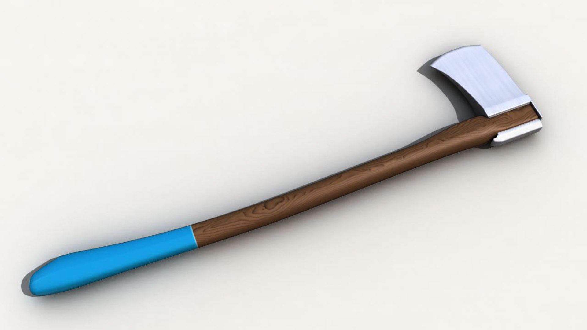 3d Model Of Axe Wood