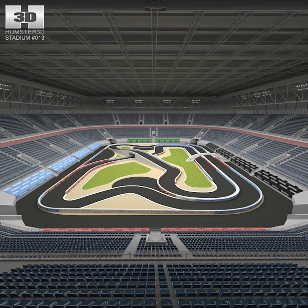 Racing Arena 3D Model - TurboSquid 1247348