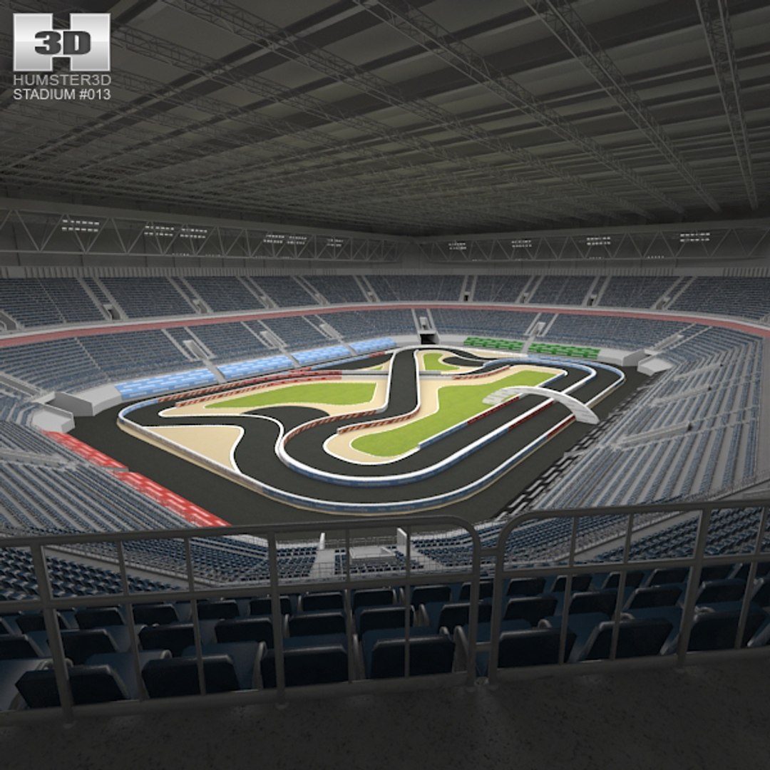 Racing Arena 3D Model - TurboSquid 1247348