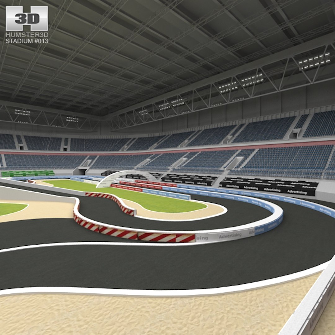 Racing Arena 3D Model - TurboSquid 1247348