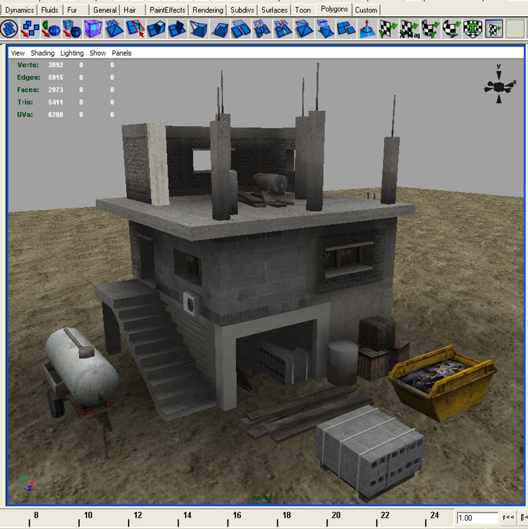 3ds Max House Building