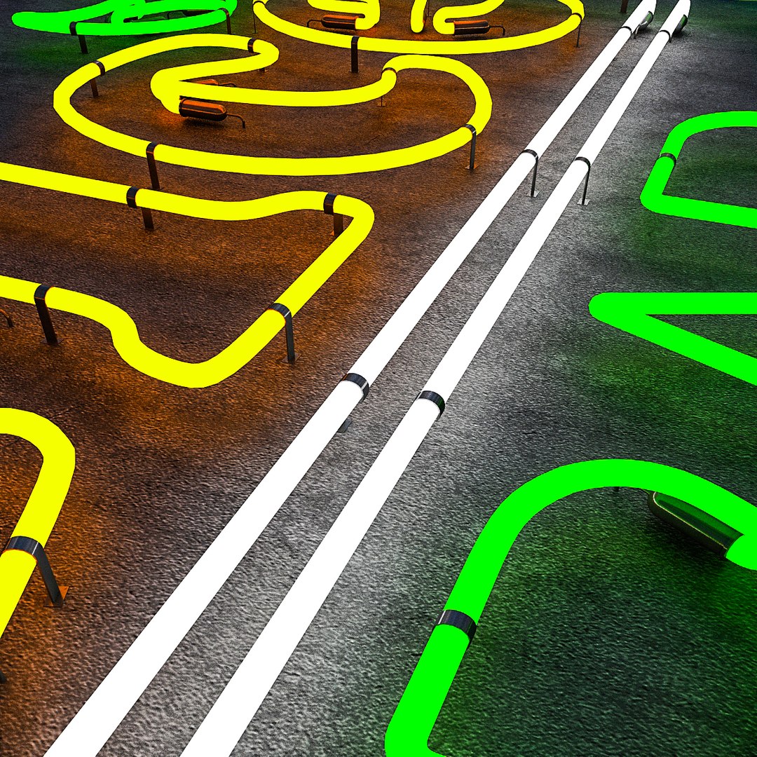 Neon sign 3D model - TurboSquid 1438412