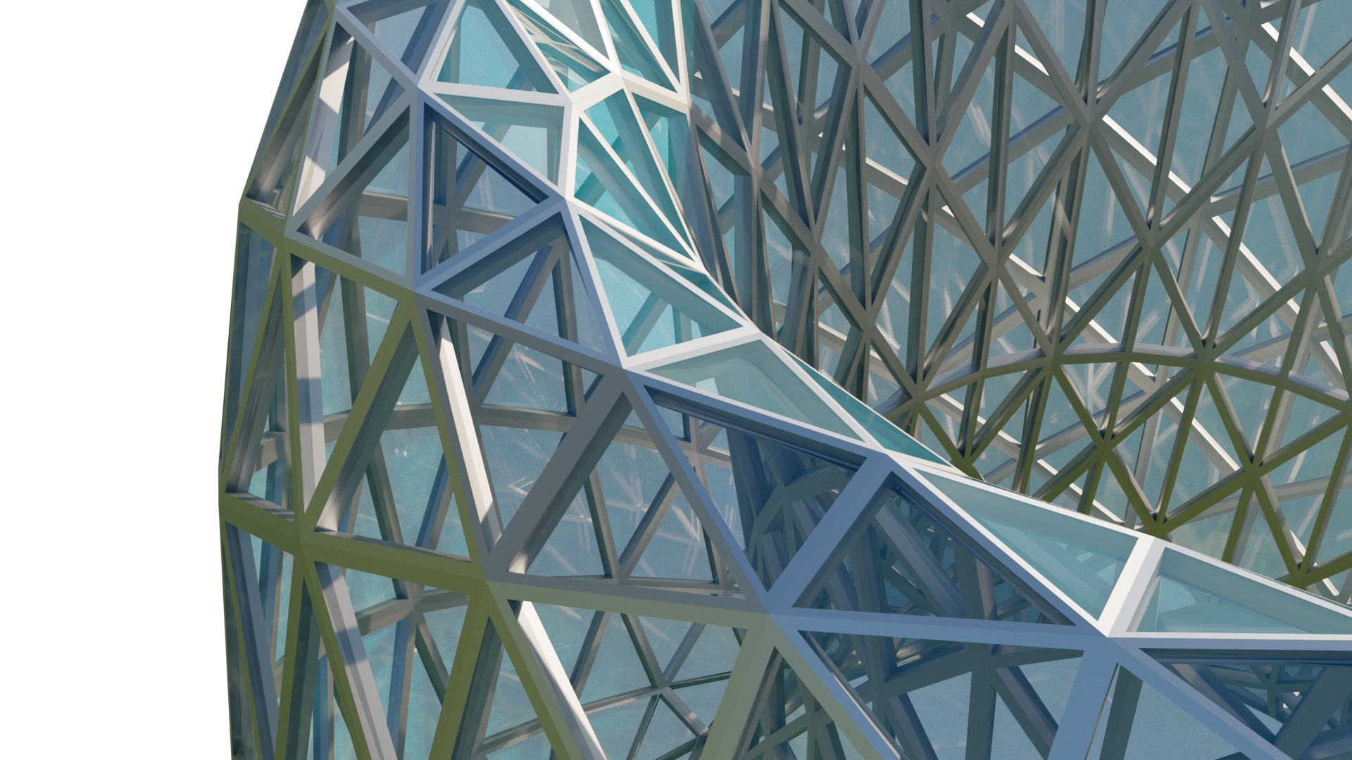 Tall Torus Panels 3D Model - TurboSquid 2193237