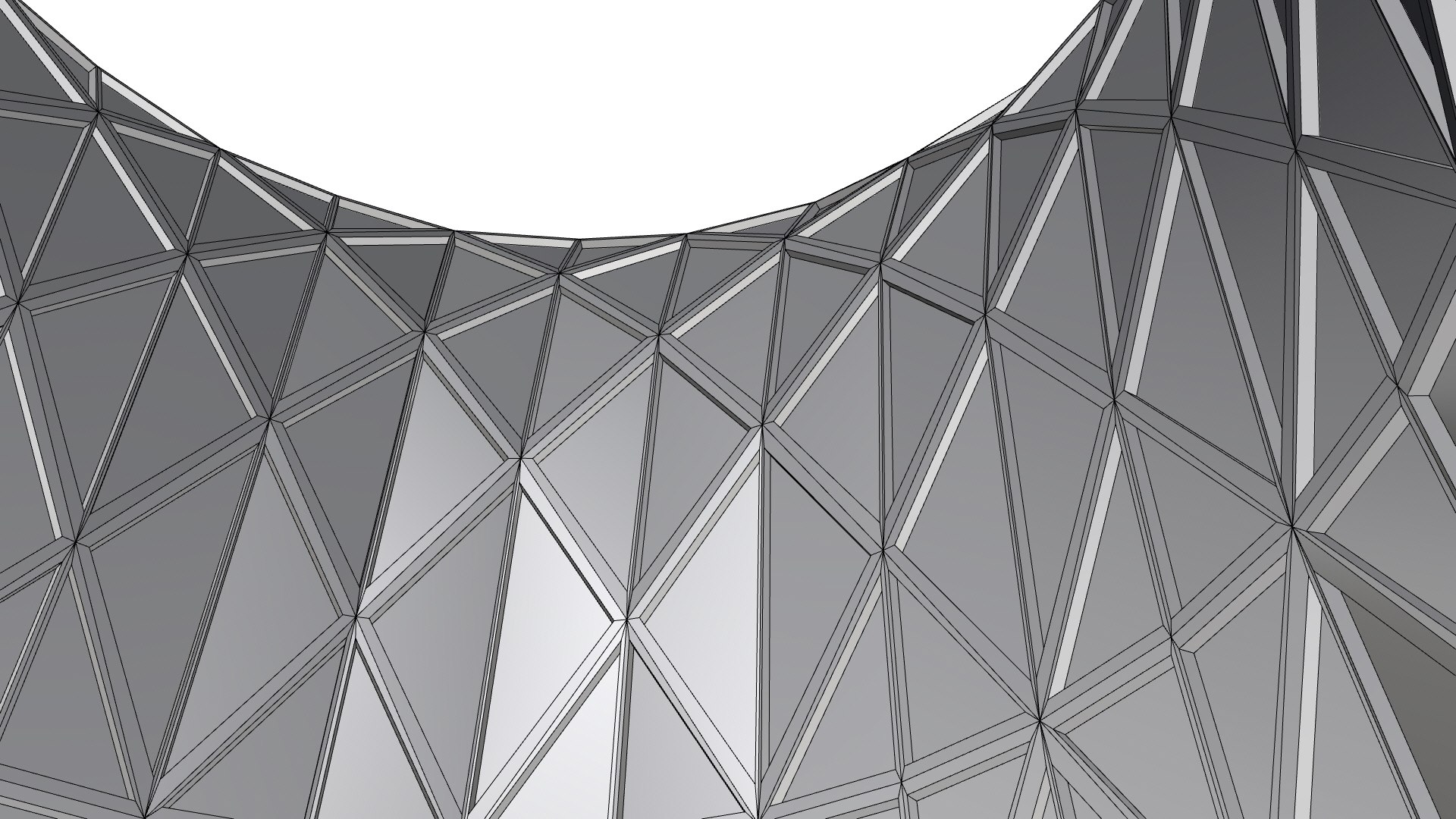 Tall Torus Panels 3D Model - TurboSquid 2193237