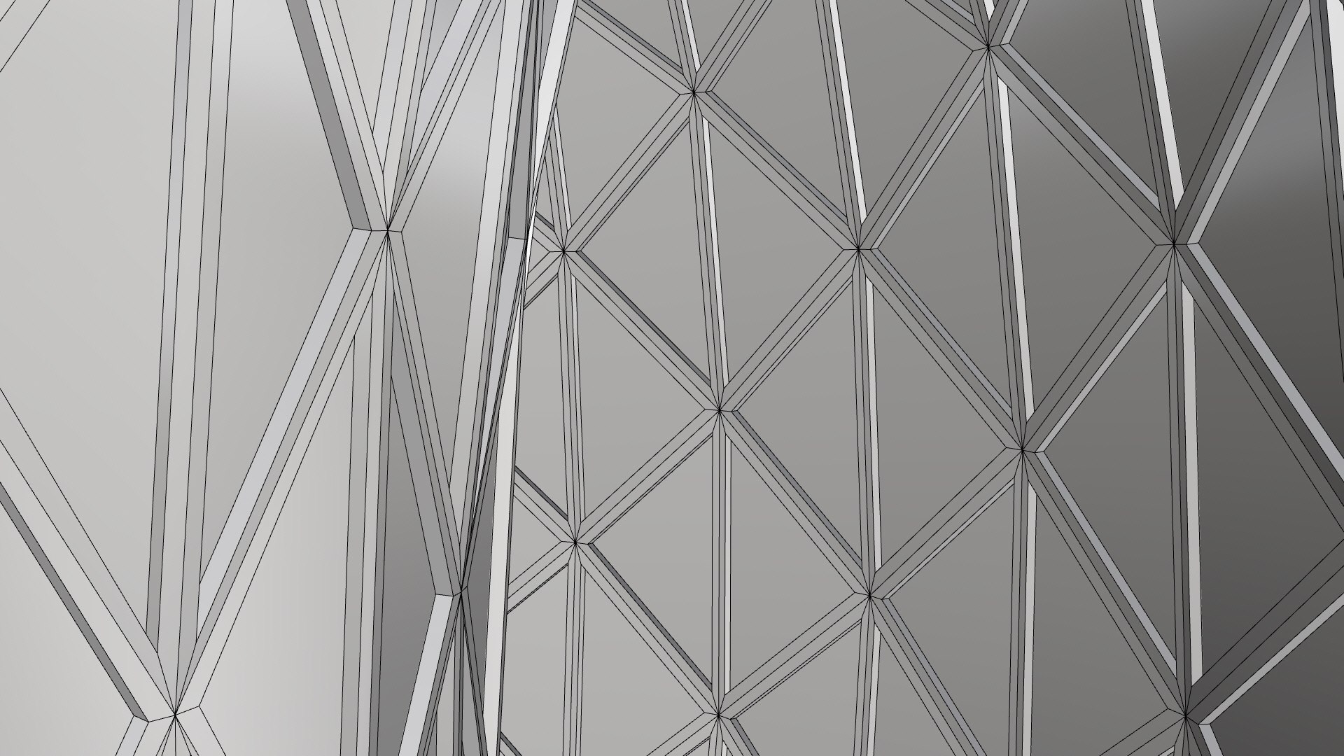 Tall Torus Panels 3D Model - TurboSquid 2193237