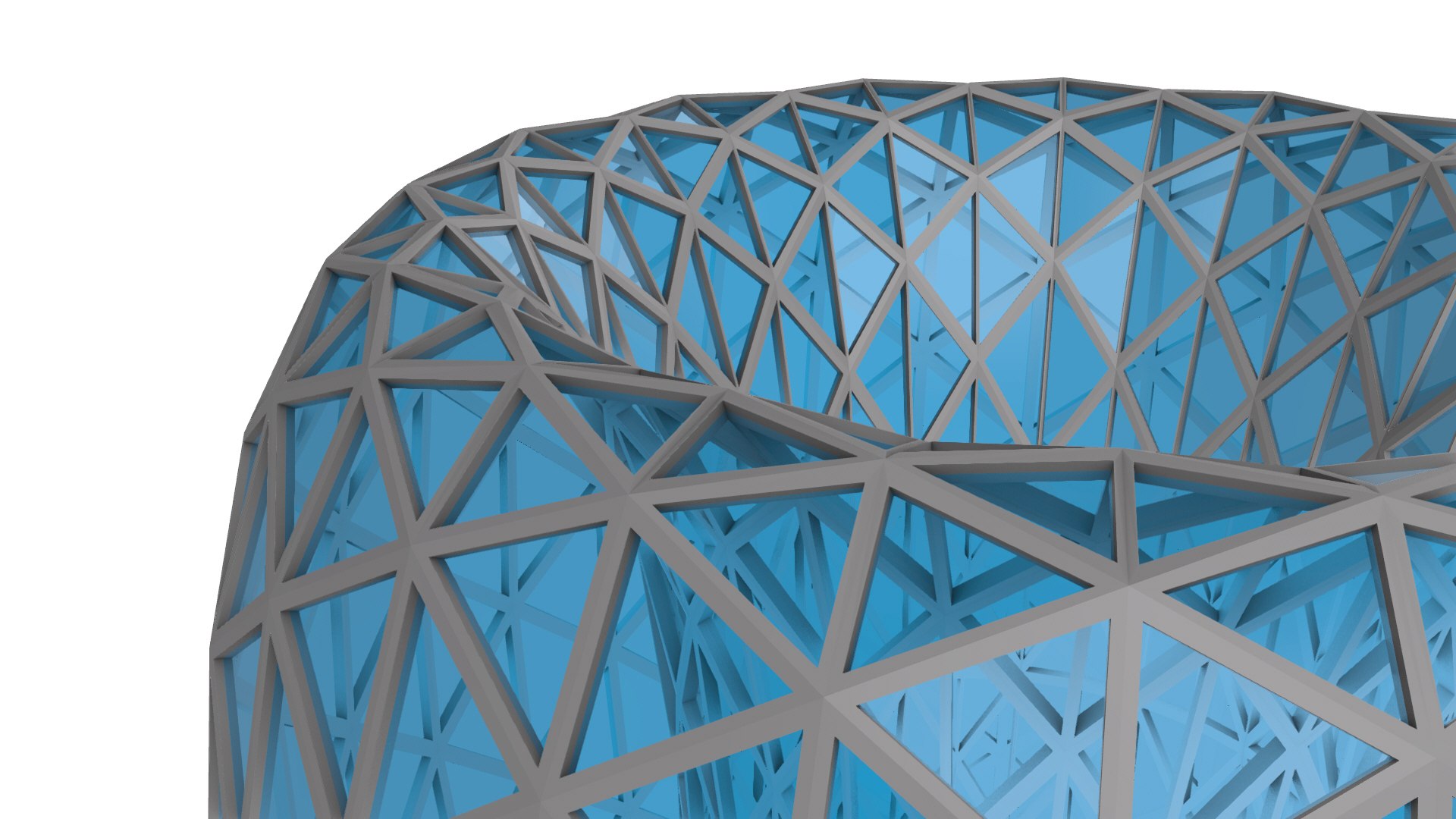 Tall Torus Panels 3D Model - TurboSquid 2193237