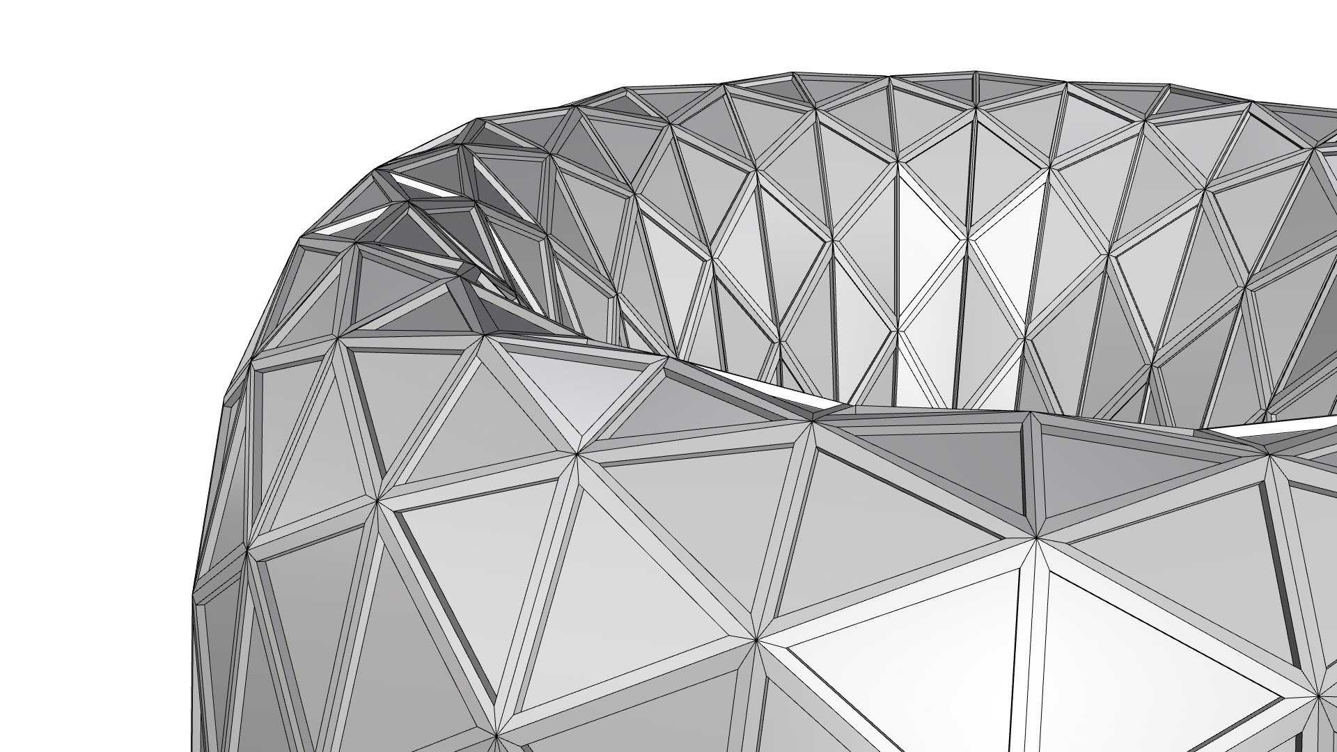 Tall Torus Panels 3D Model - TurboSquid 2193237