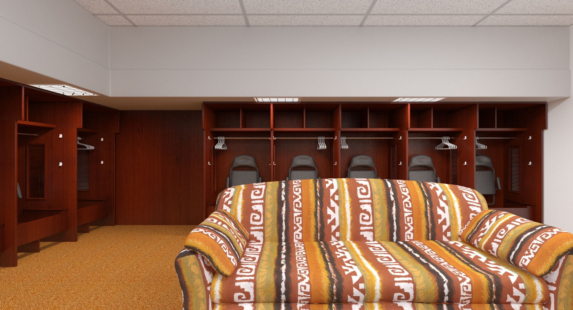 Baseball Locker Room 3D Model - TurboSquid 1178238