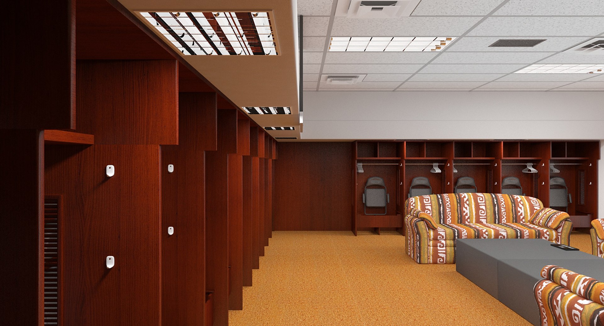 Baseball Locker Room 3D Model - TurboSquid 1178238