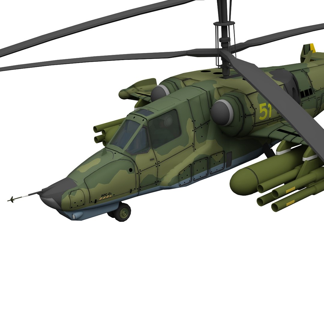 3d Max Ka-51 Helicopter
