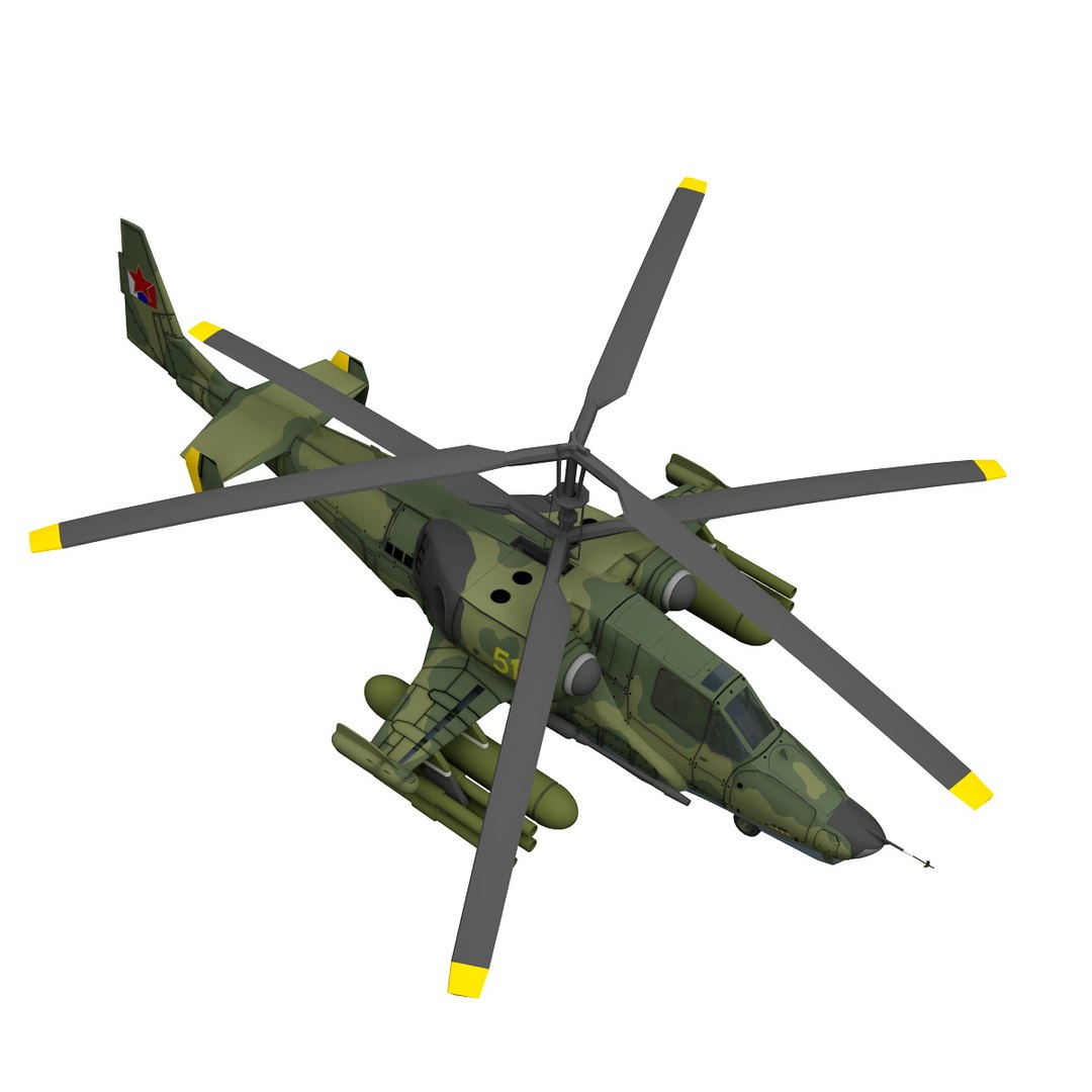3d Max Ka-51 Helicopter