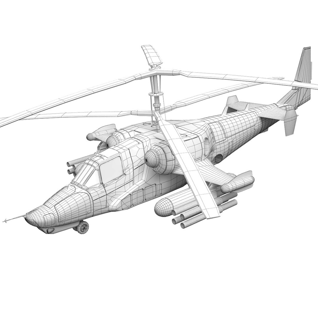 3d Max Ka-51 Helicopter