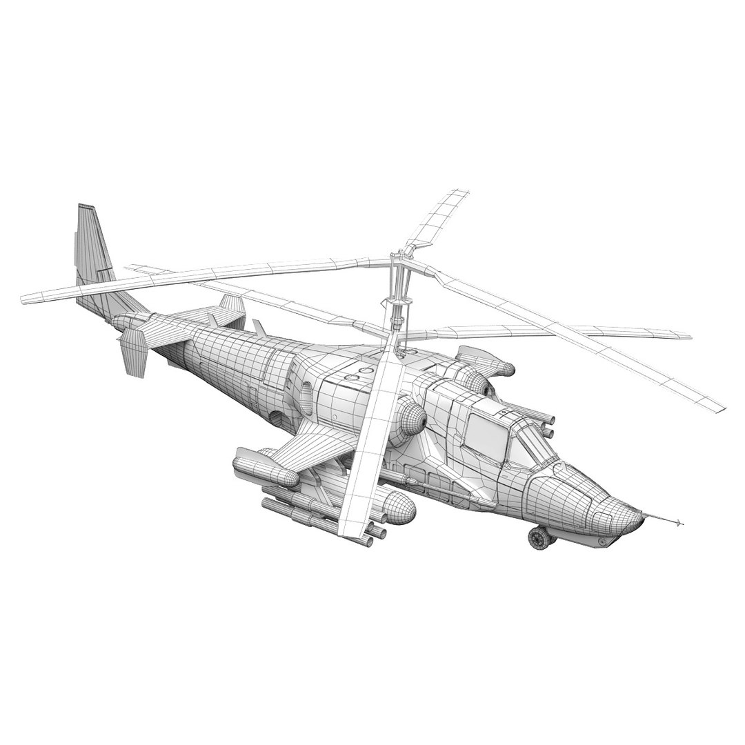 3d Max Ka-51 Helicopter