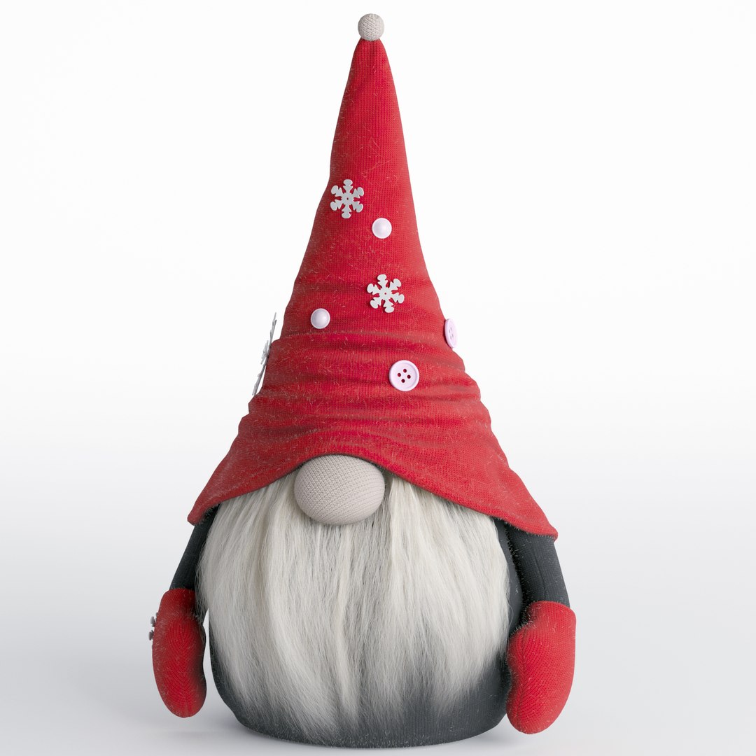 3D Christmas Gnomes - TurboSquid 2011020