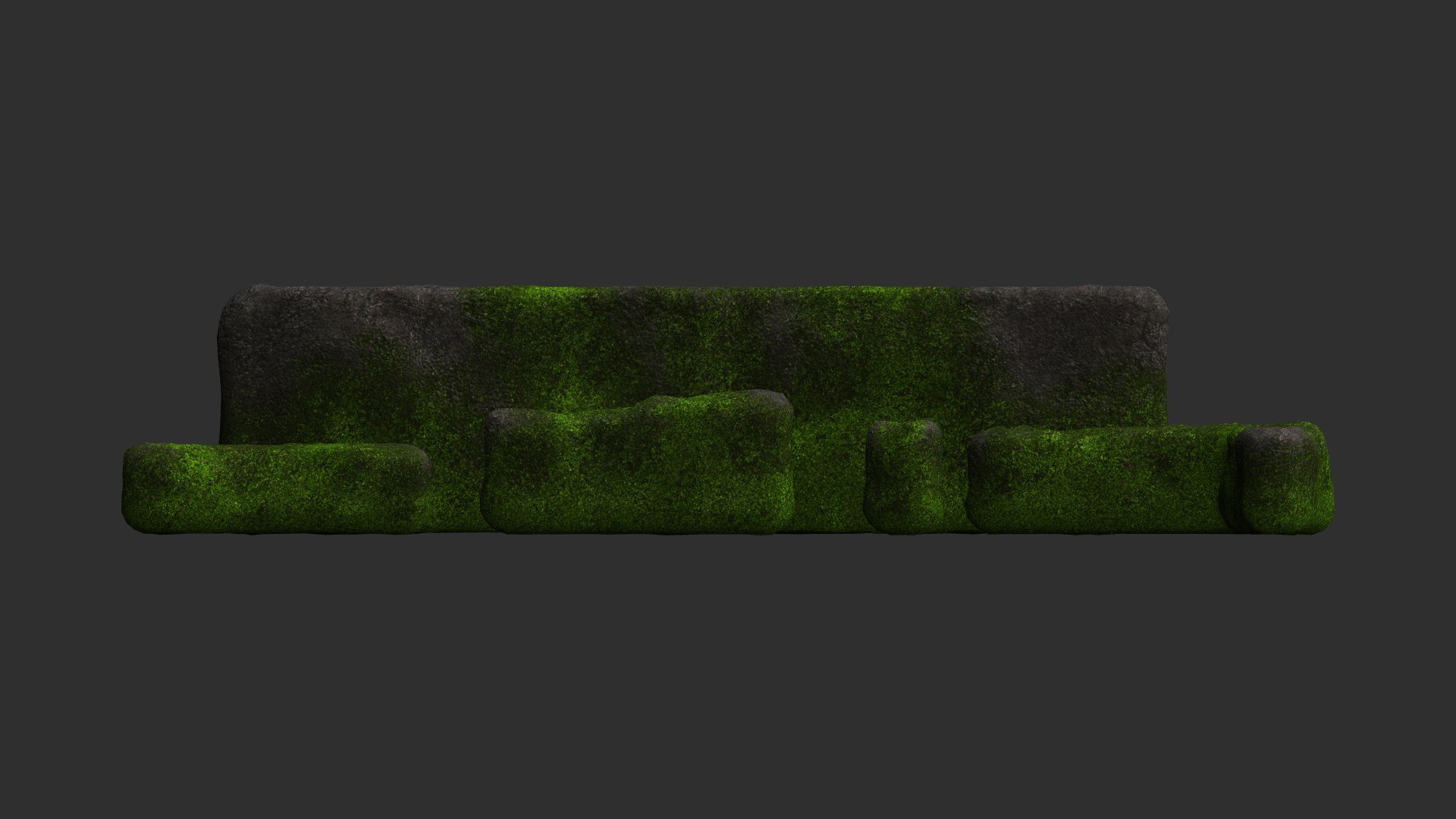 3D Cave Walls 4 - Moss 2 Model - TurboSquid 2082482