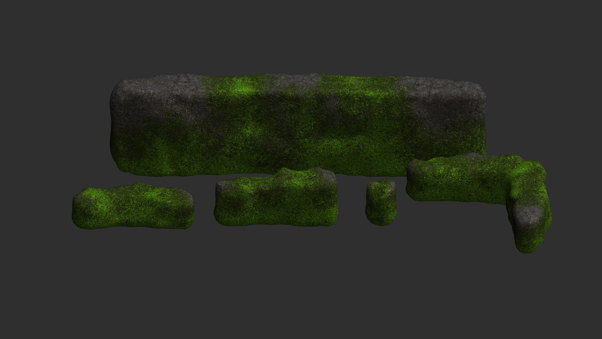 3D Cave Walls 4 - Moss 2 Model - TurboSquid 2082482