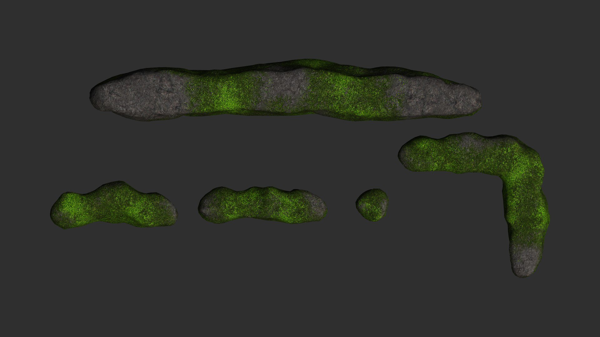 3D Cave Walls 4 - Moss 2 Model - TurboSquid 2082482