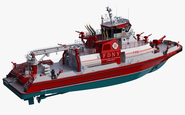 3D model Fireboat FDNY 343 Three Forty Three - TurboSquid 1816998