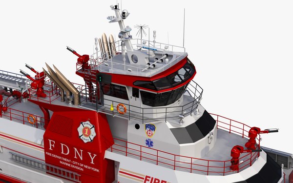 3D model Fireboat FDNY 343 Three Forty Three - TurboSquid 1816998