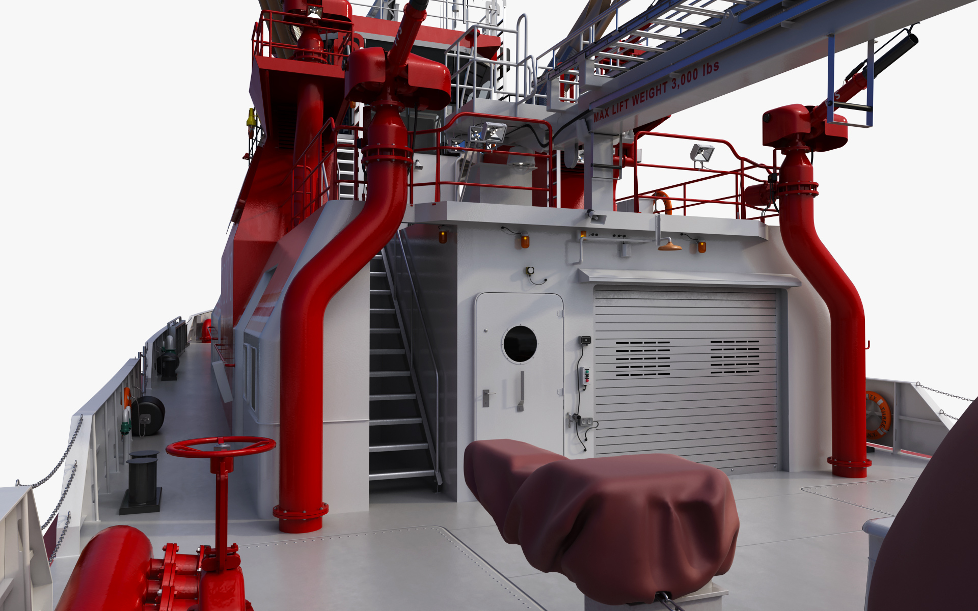 3D model Fireboat FDNY 343 Three Forty Three - TurboSquid 1816998