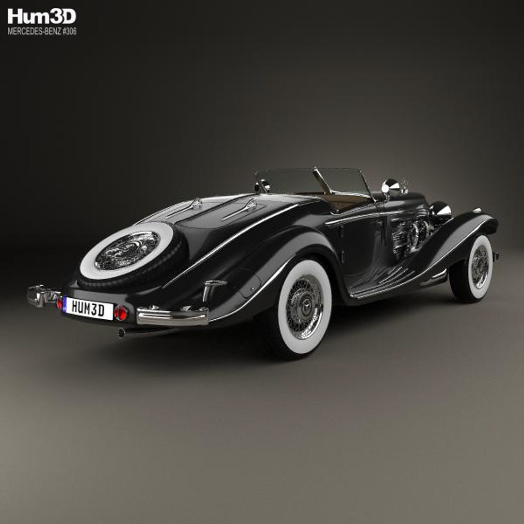 Mercedes-benz 540k 540 3D model - TurboSquid 1283301