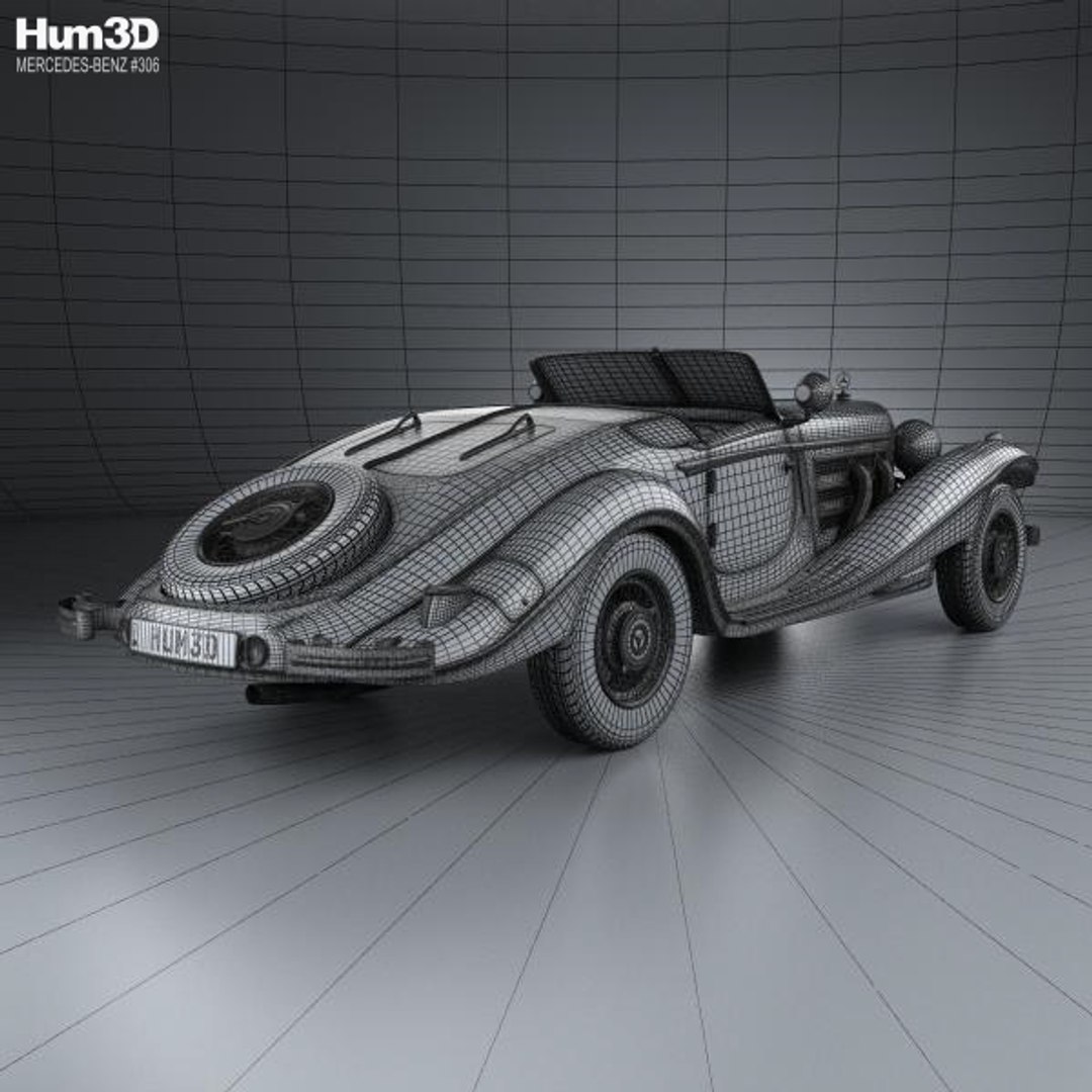 Mercedes-benz 540k 540 3D model - TurboSquid 1283301