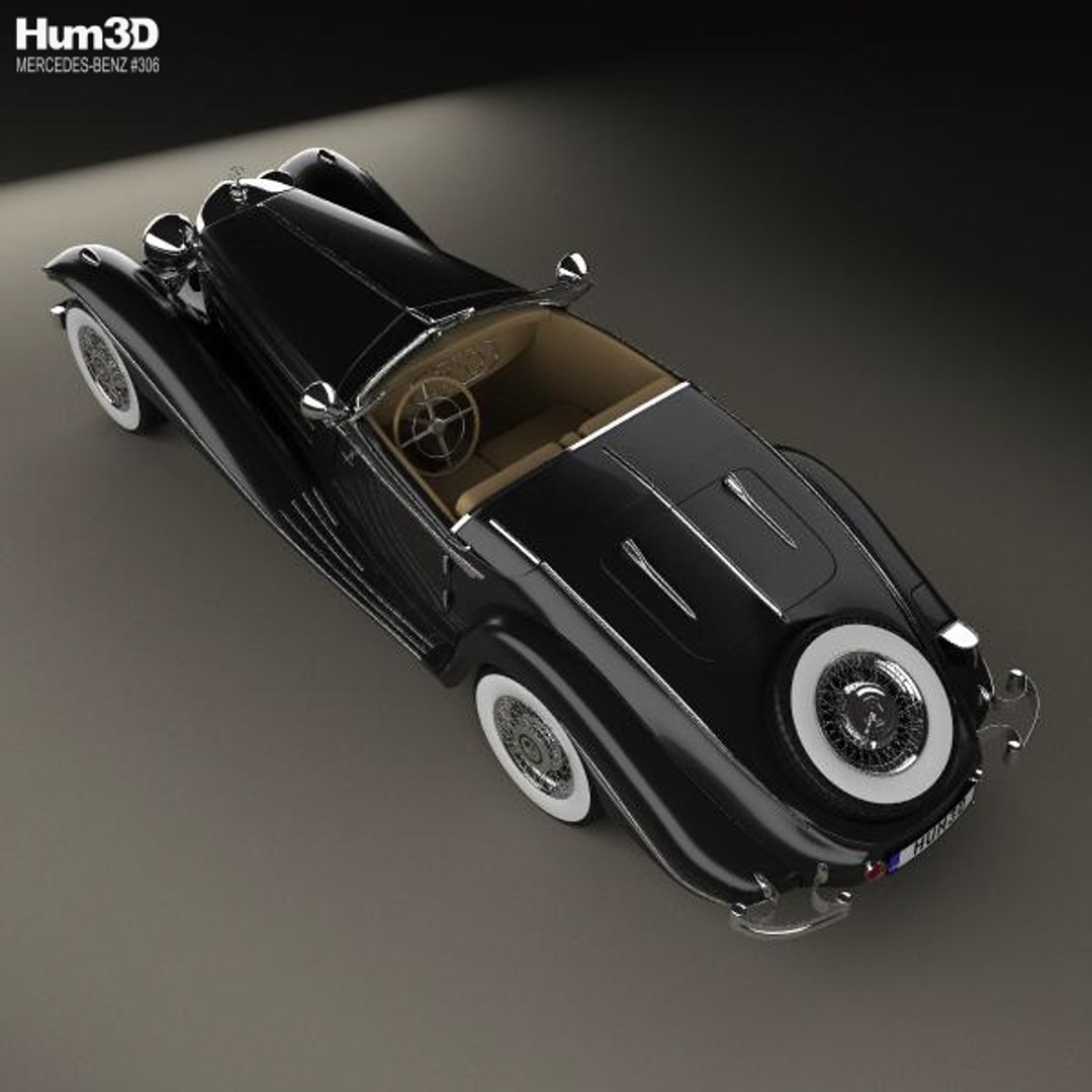 Mercedes-benz 540k 540 3D model - TurboSquid 1283301