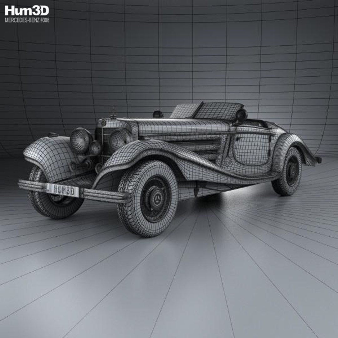 Mercedes-benz 540k 540 3D model - TurboSquid 1283301