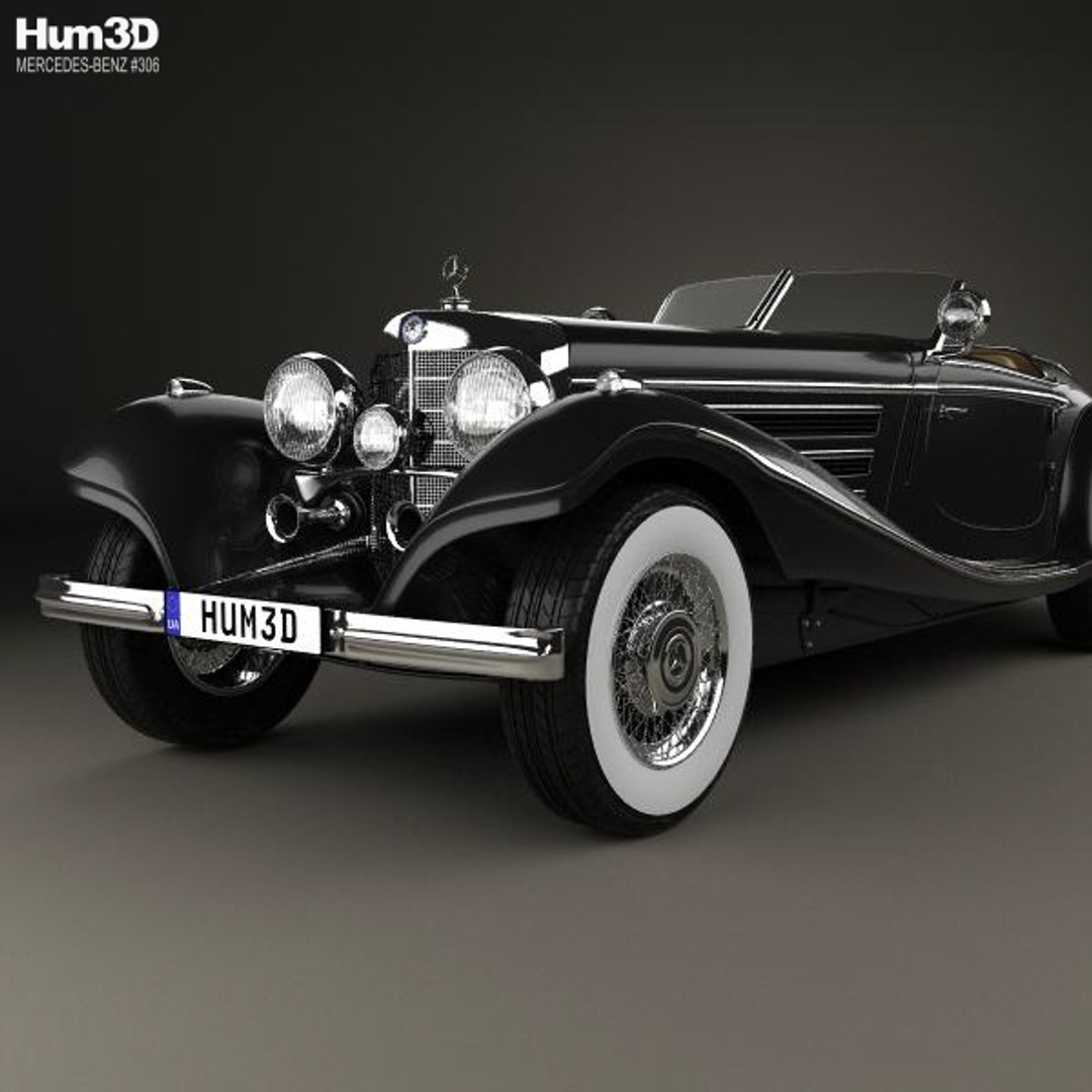 Mercedes-benz 540k 540 3D model - TurboSquid 1283301