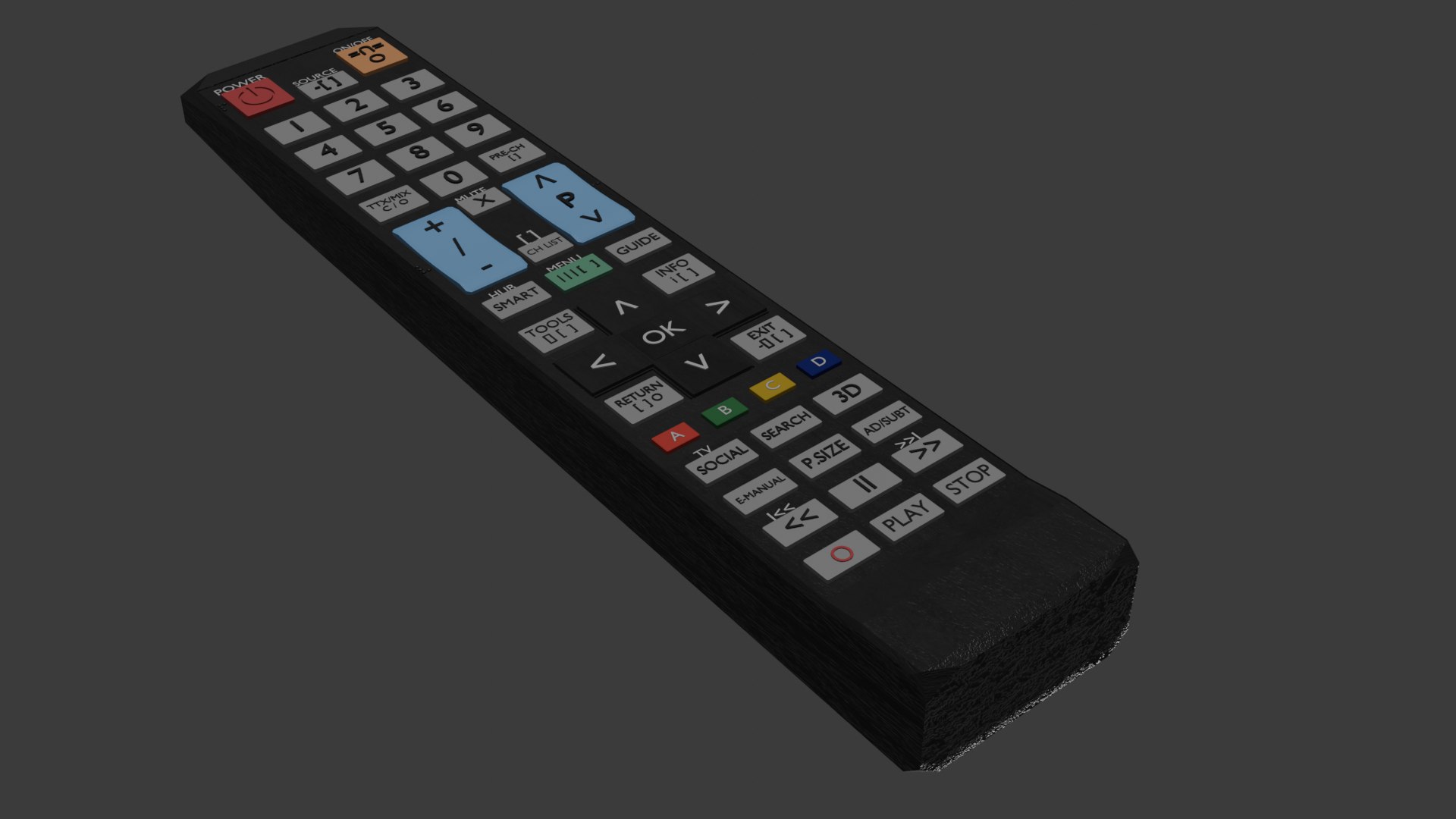 3D Samsung TV Remote - TurboSquid 2315908