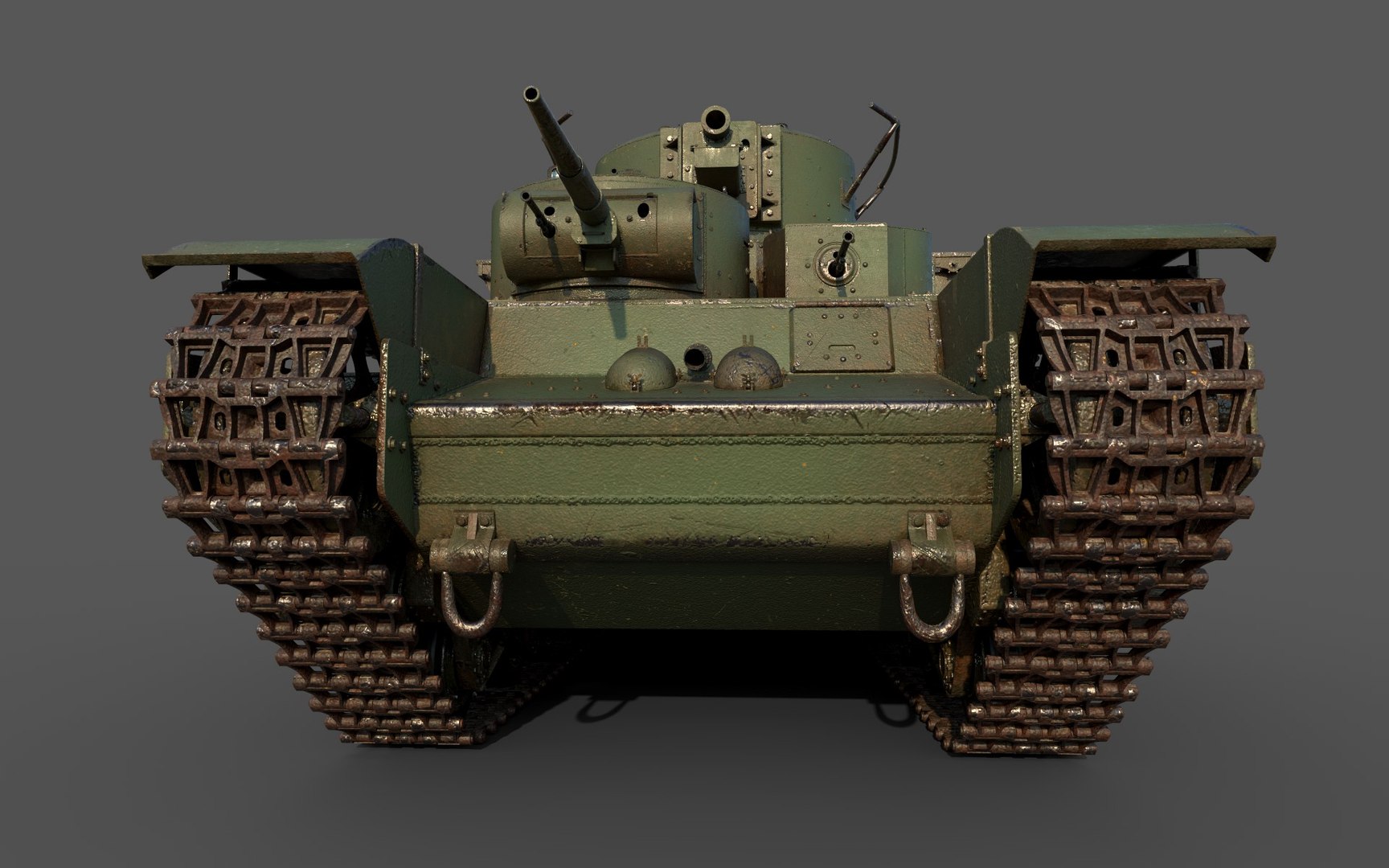 3D soviet heavy tank - TurboSquid 1701619