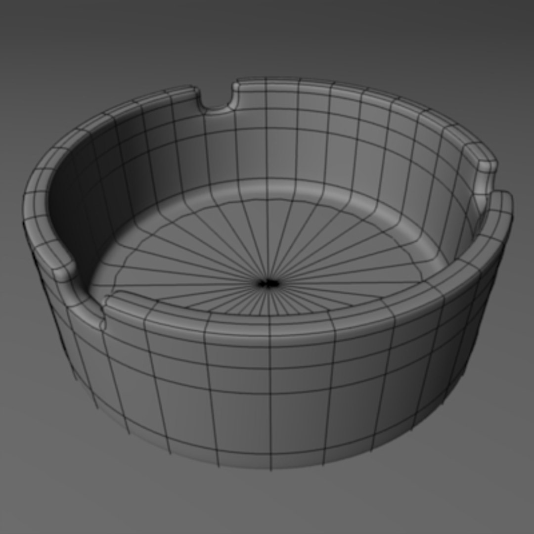 3d Ashtray Ash Tray Model
