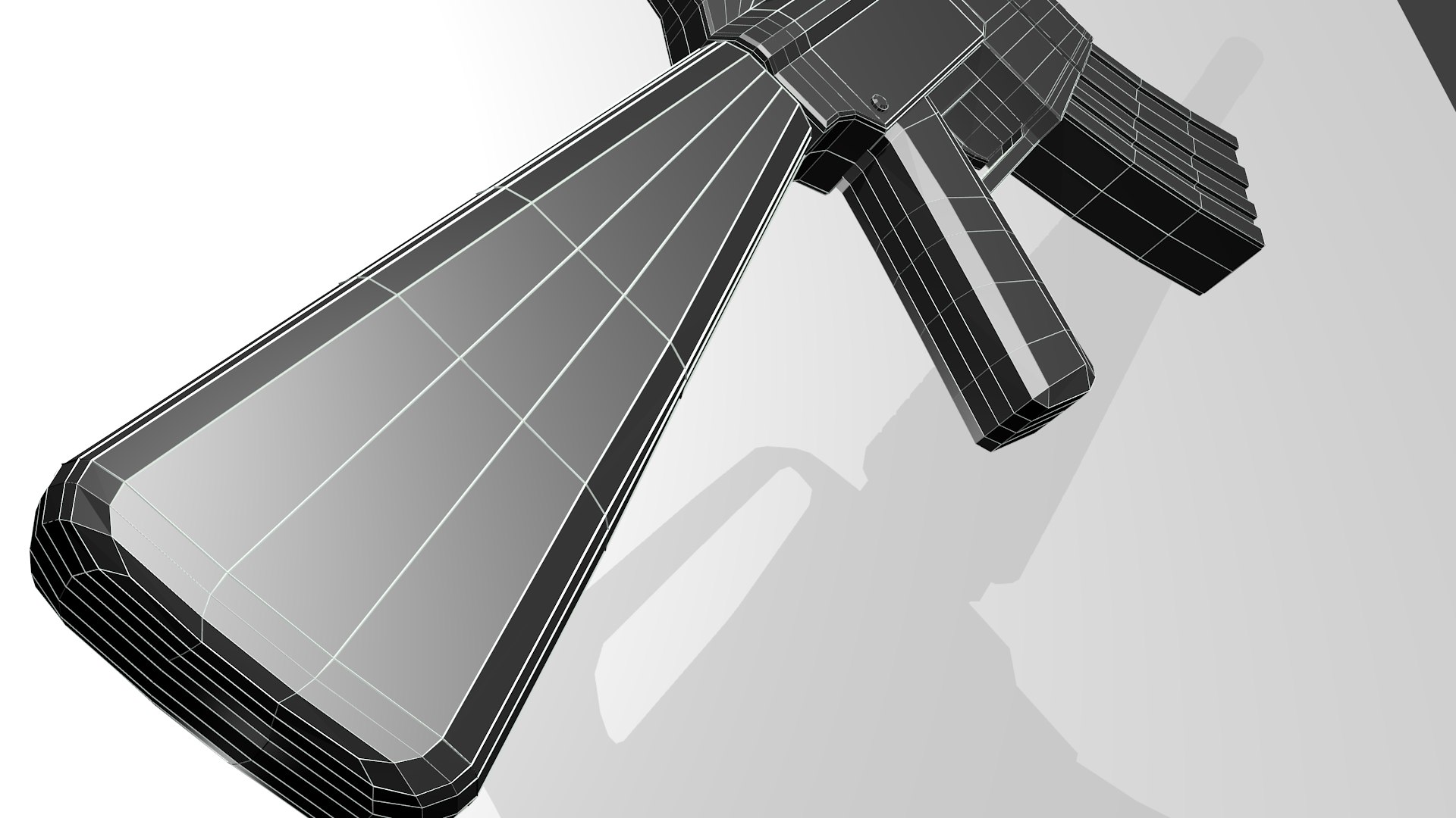 Low Poly AR-15blend 3D - TurboSquid 1845896