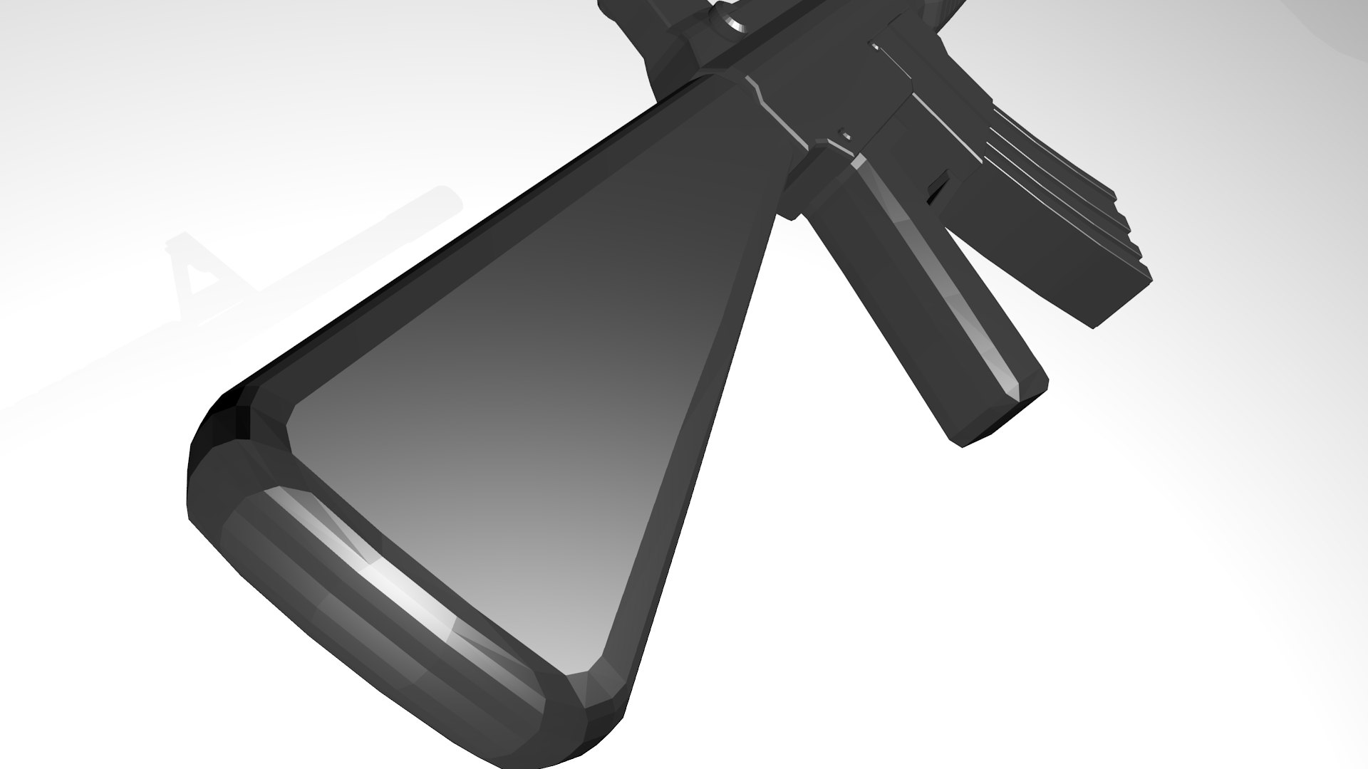 Low Poly AR-15blend 3D - TurboSquid 1845896