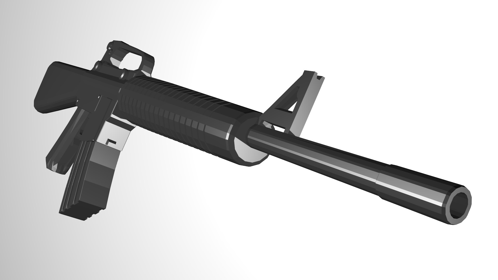 Low Poly AR-15blend 3D - TurboSquid 1845896