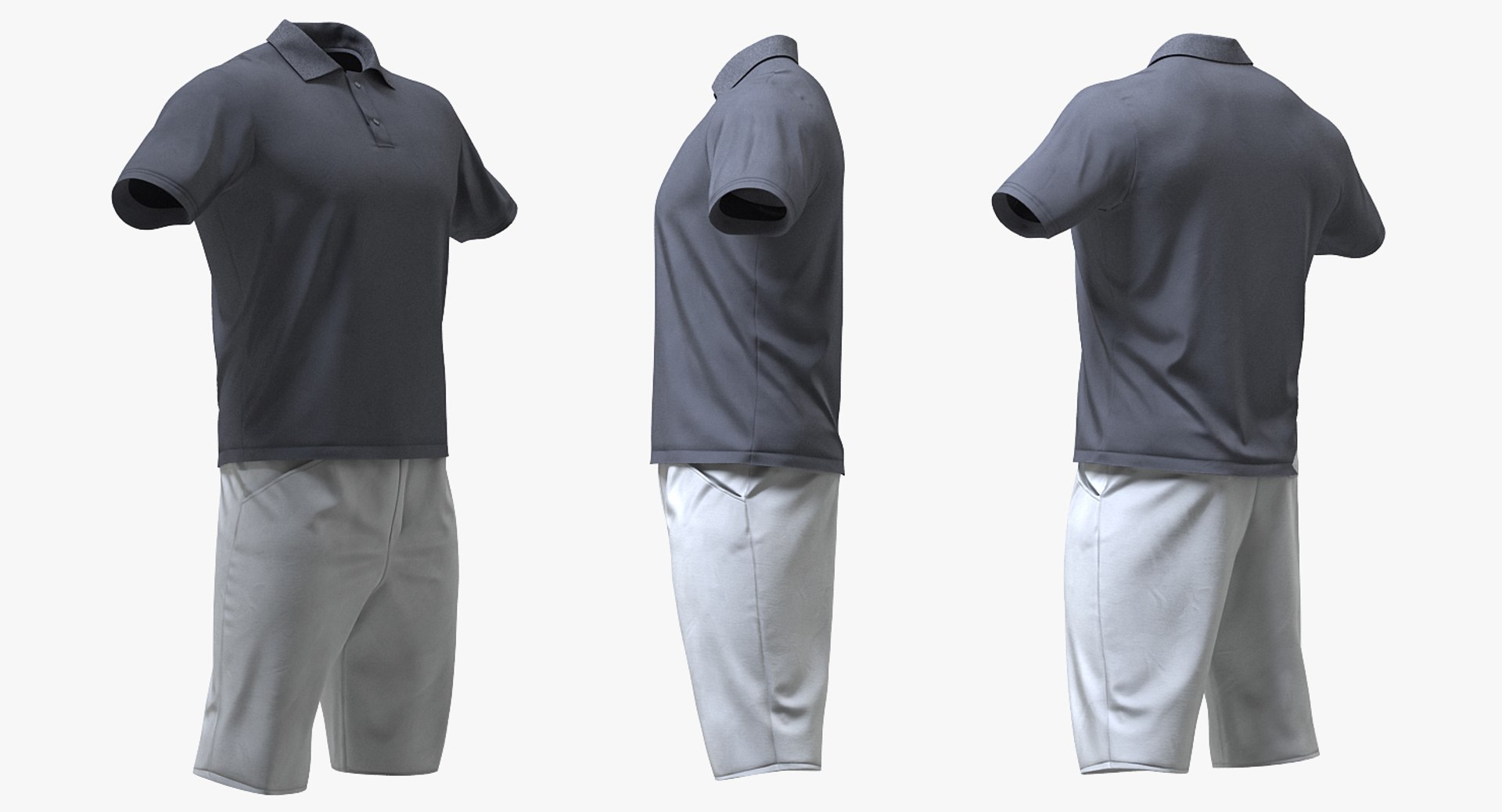 3D man casual style 2 model - TurboSquid 1211584