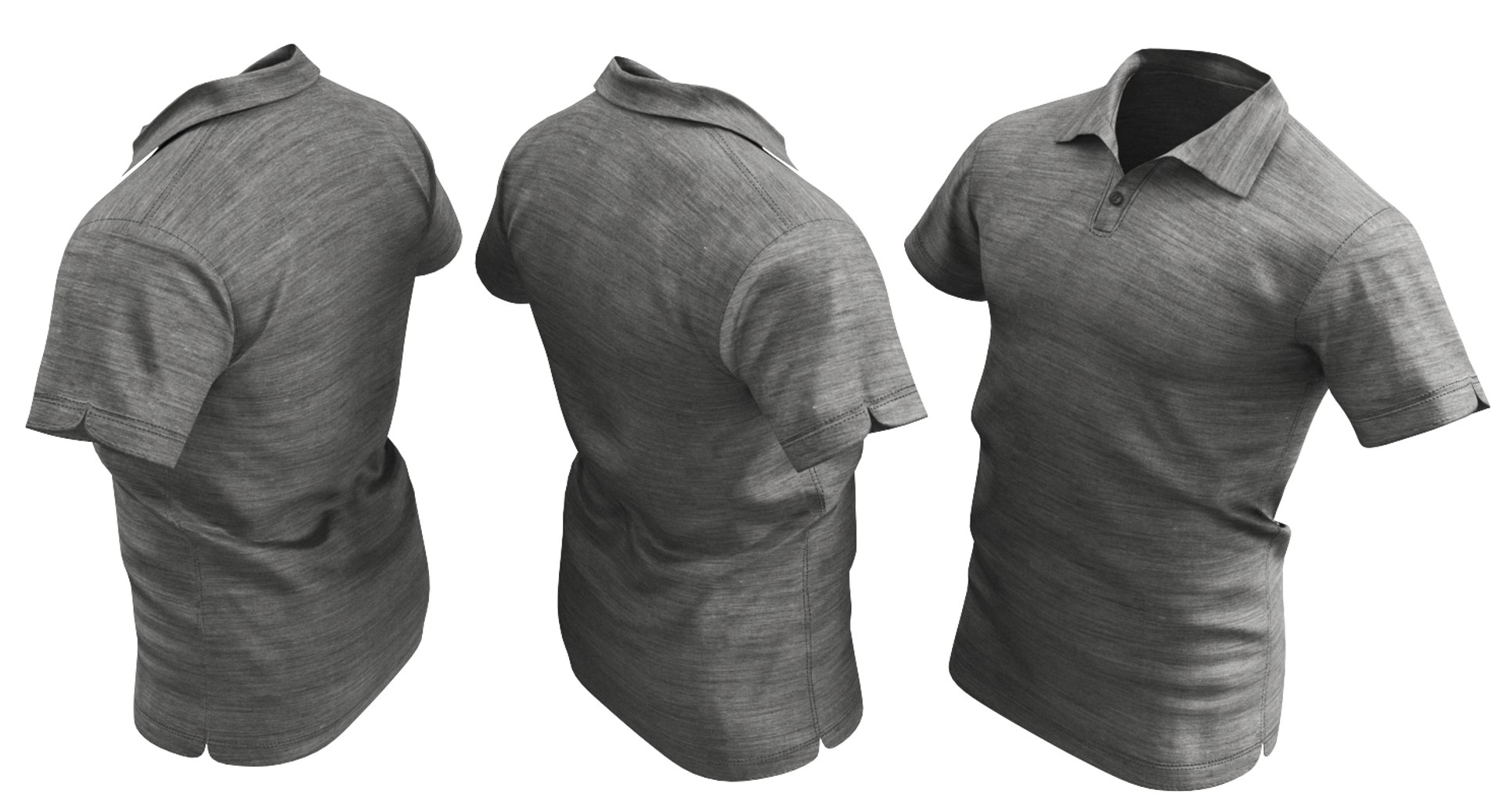 3D polo shirts model - TurboSquid 1426720