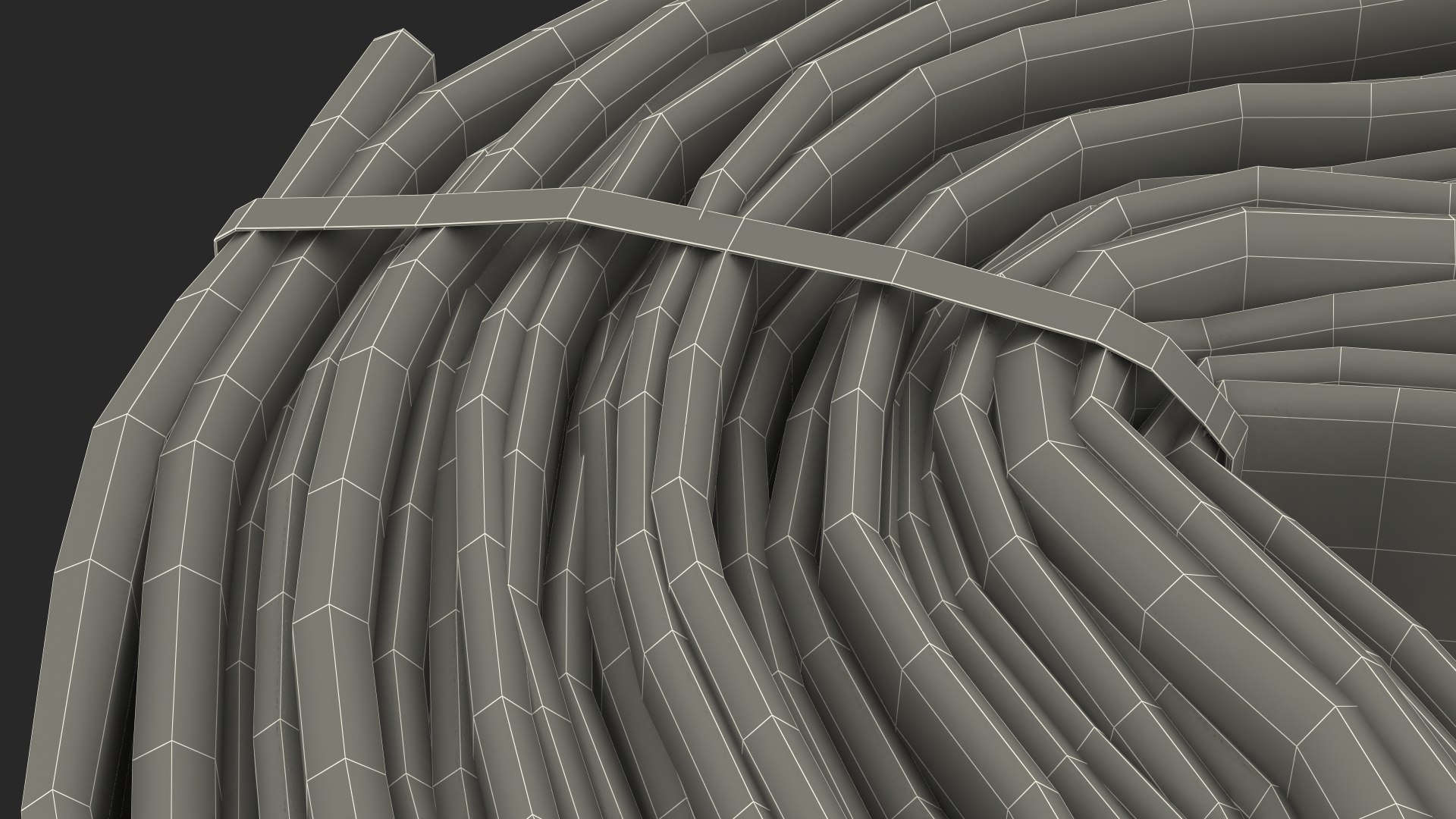 Hose Folded 3D Model - TurboSquid 1683445