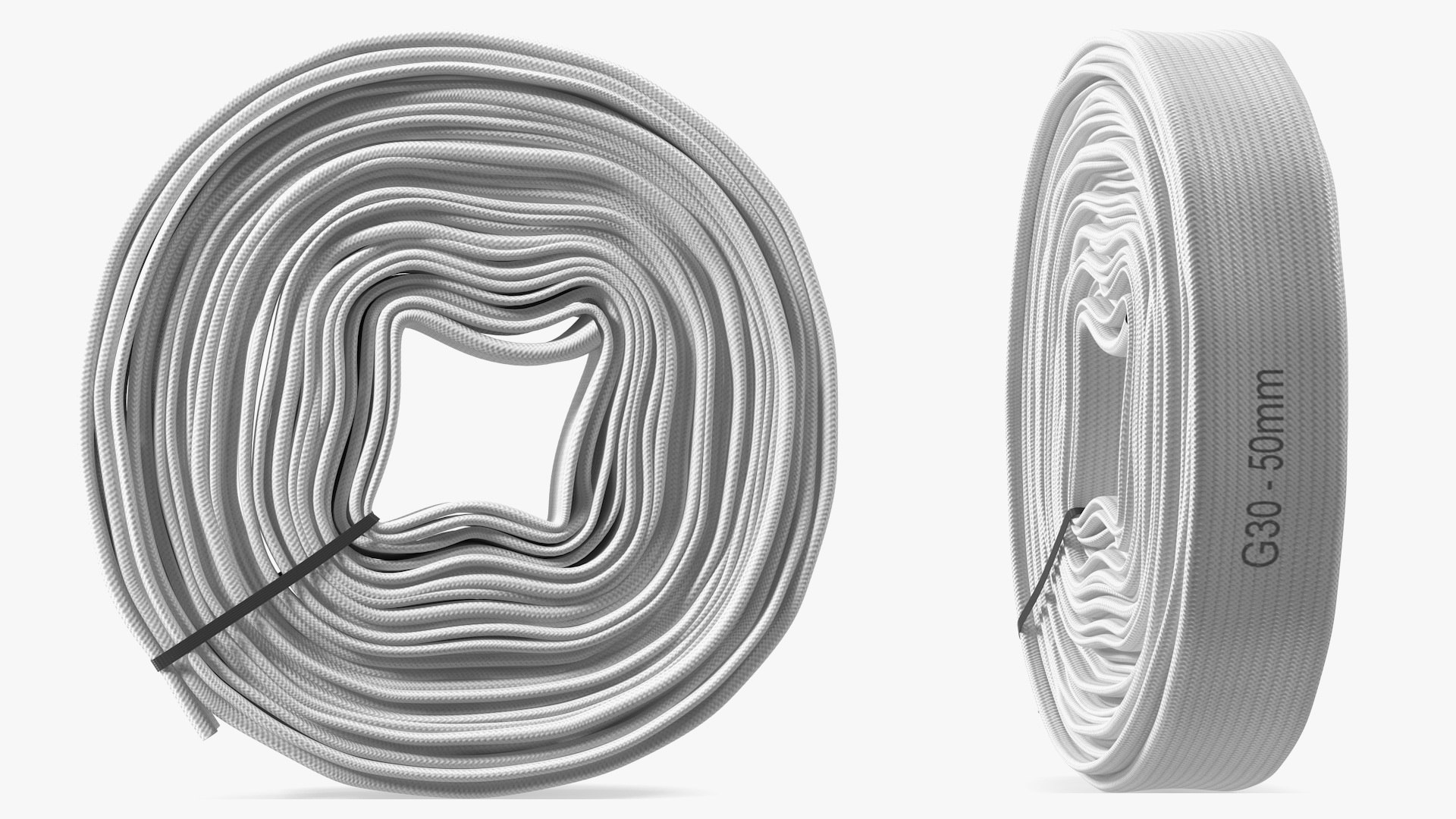 Hose Folded 3D Model - TurboSquid 1683445