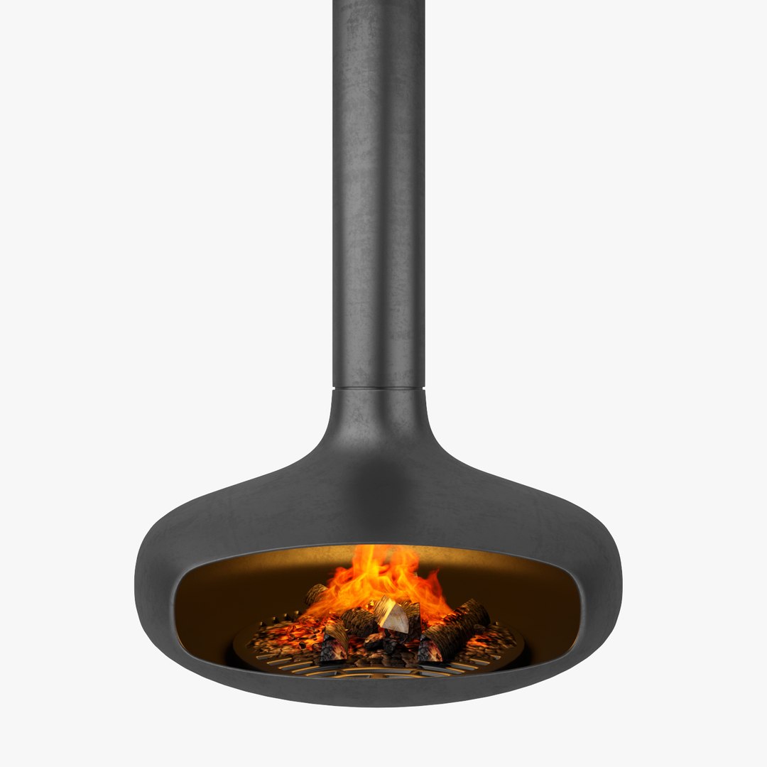 Focus domofocus hanging fireplace 3D - TurboSquid 1461074
