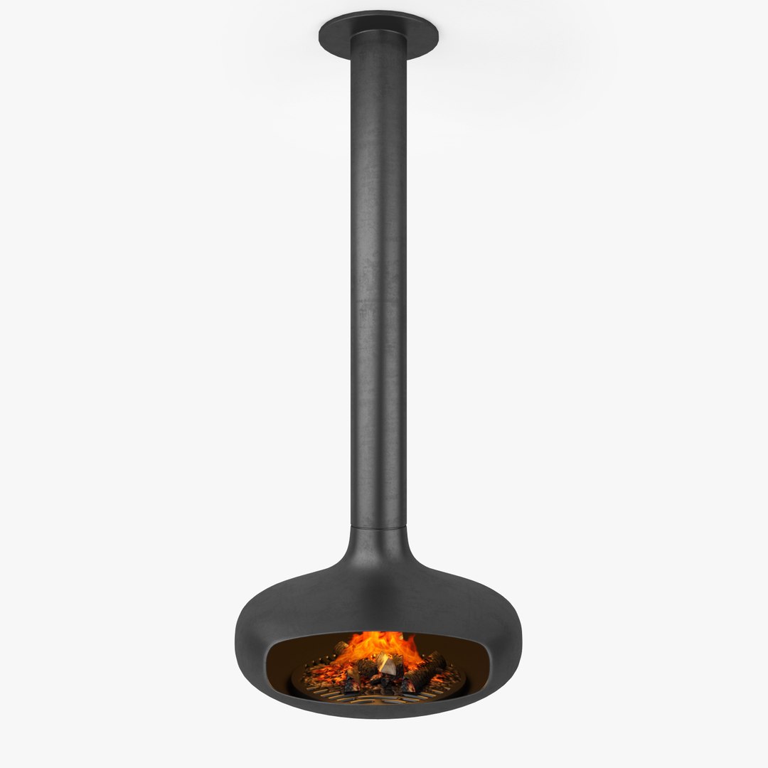 Focus domofocus hanging fireplace 3D - TurboSquid 1461074