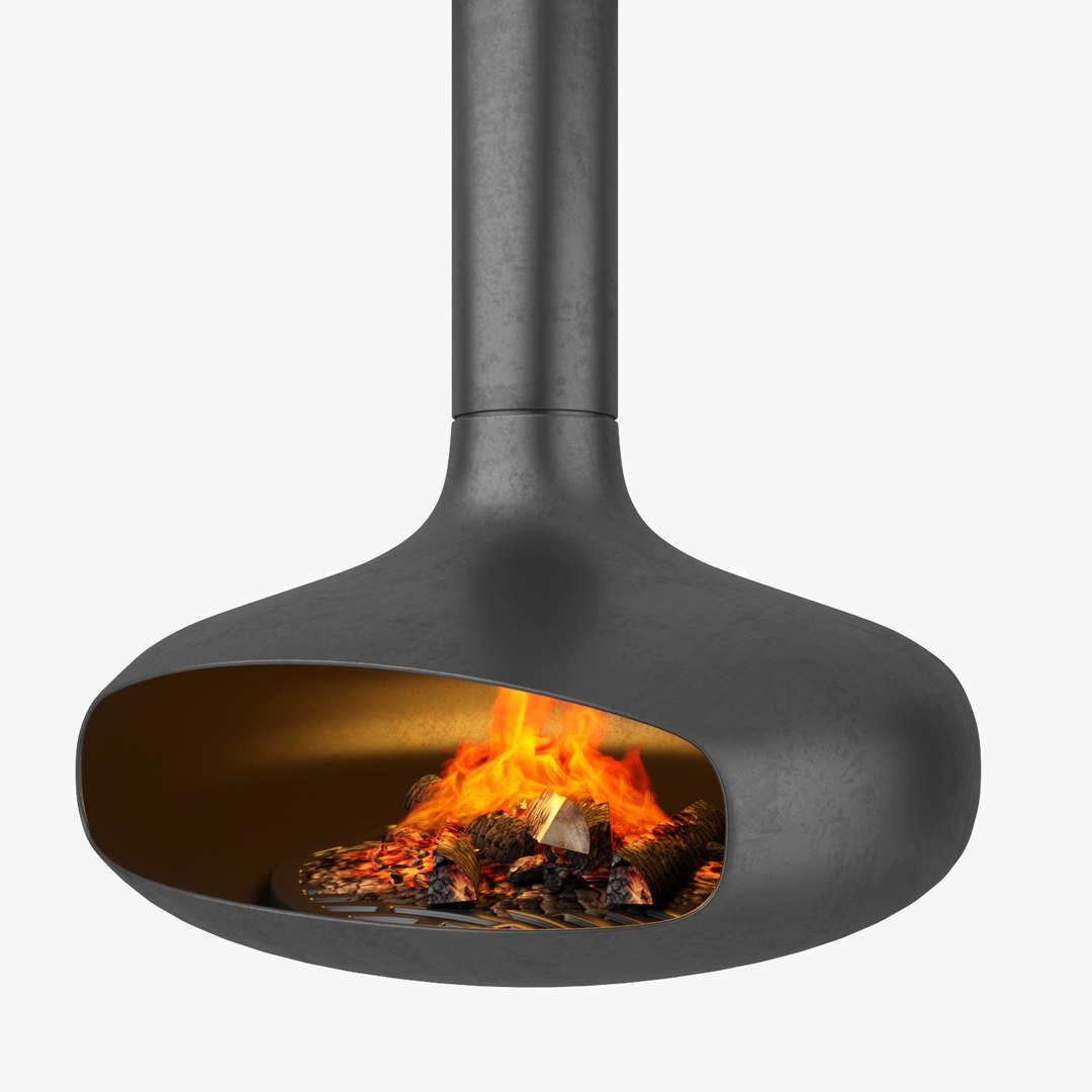 Focus domofocus hanging fireplace 3D - TurboSquid 1461074