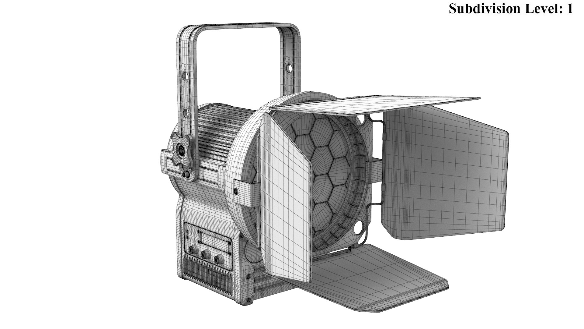 Detailed Stage Light 02 3D - TurboSquid 2105251